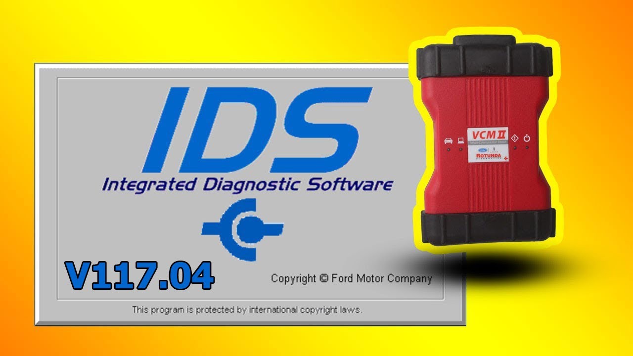 Ford IDS v117.04 for VCM 2 (genuine or clone) - YouTube