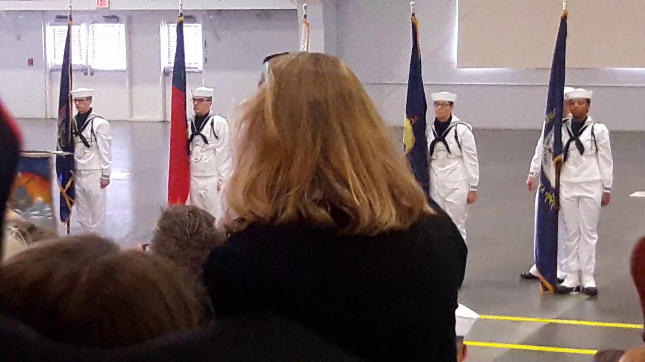 Navy boot camp ceremony - YouTube
