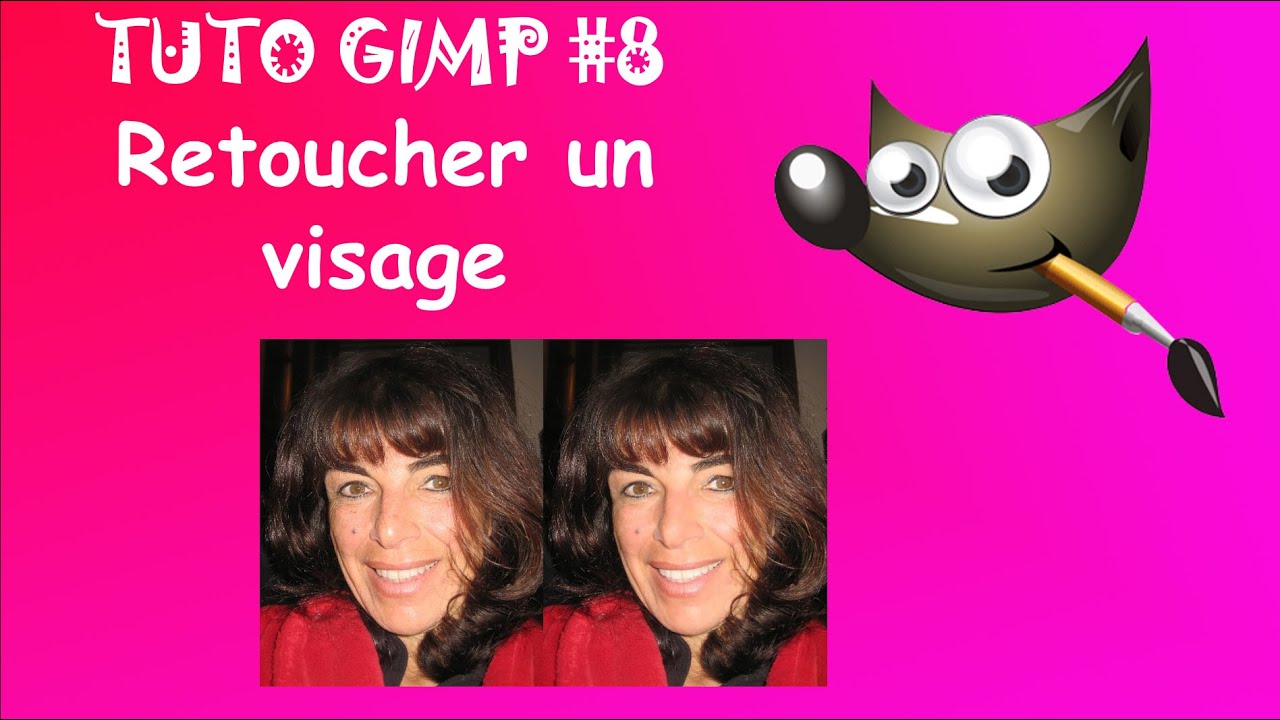 Retoucher une photo portrait avec Gimp - YouTube