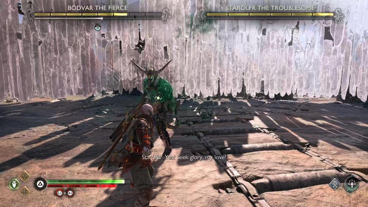 God of War Ragnarök Bodvar THE Fierce and Starolfr The Troublesome ...