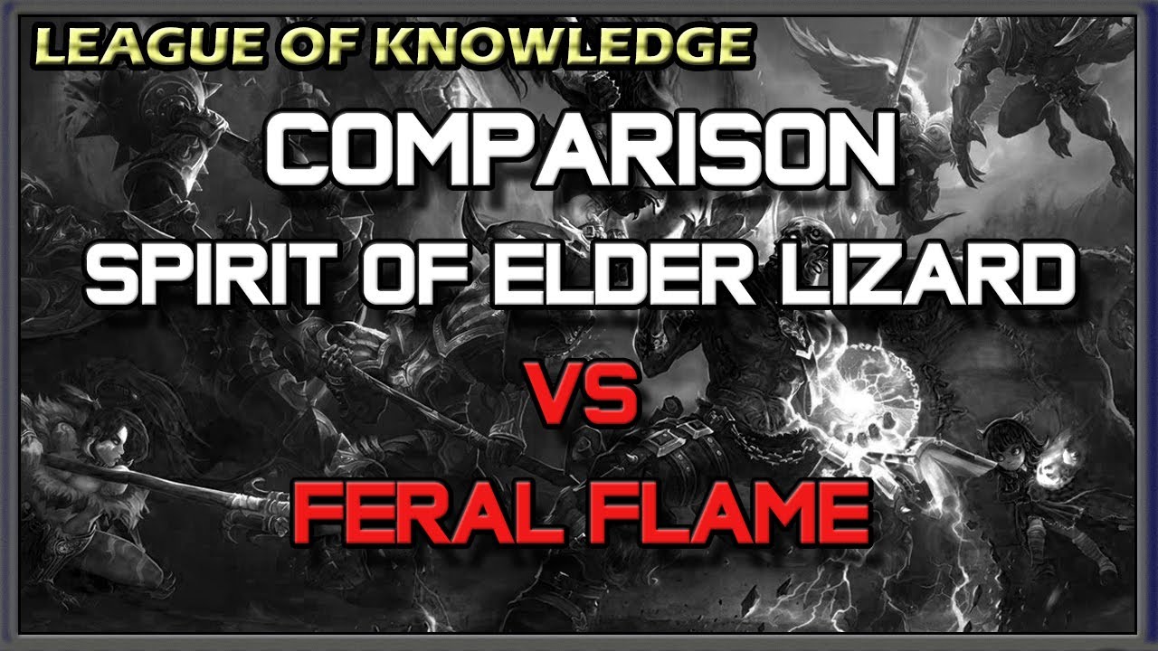Comparison - Spirit of the Elder Lizard VS Wriggle's Lantern (Feral ...