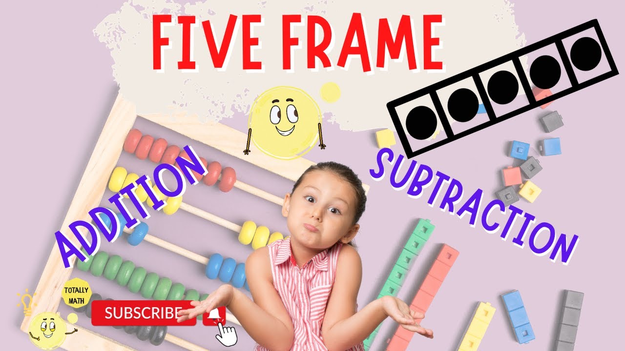 Addition & Subtraction FIVE FRAME- HOW MANY DOTS DO YOU SEE? - YouTube