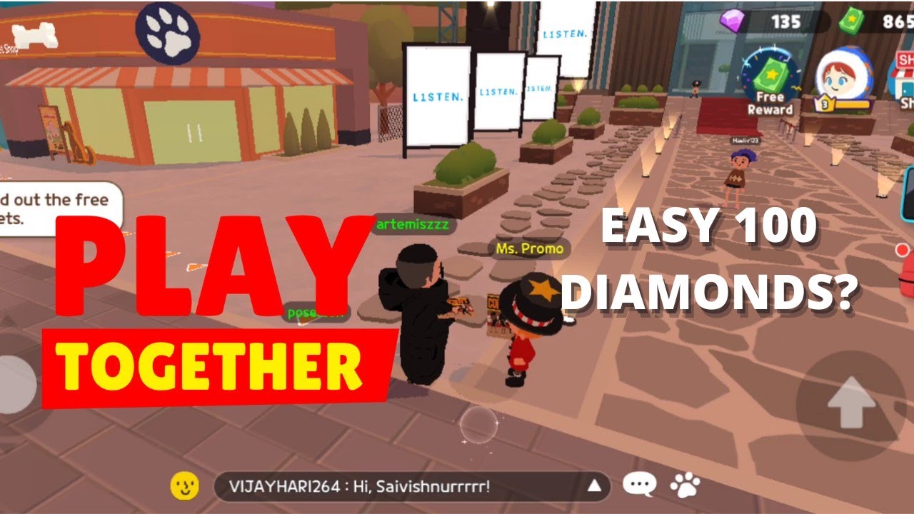 How to get many gems/ diamond in play together new updates, easy 100 ...