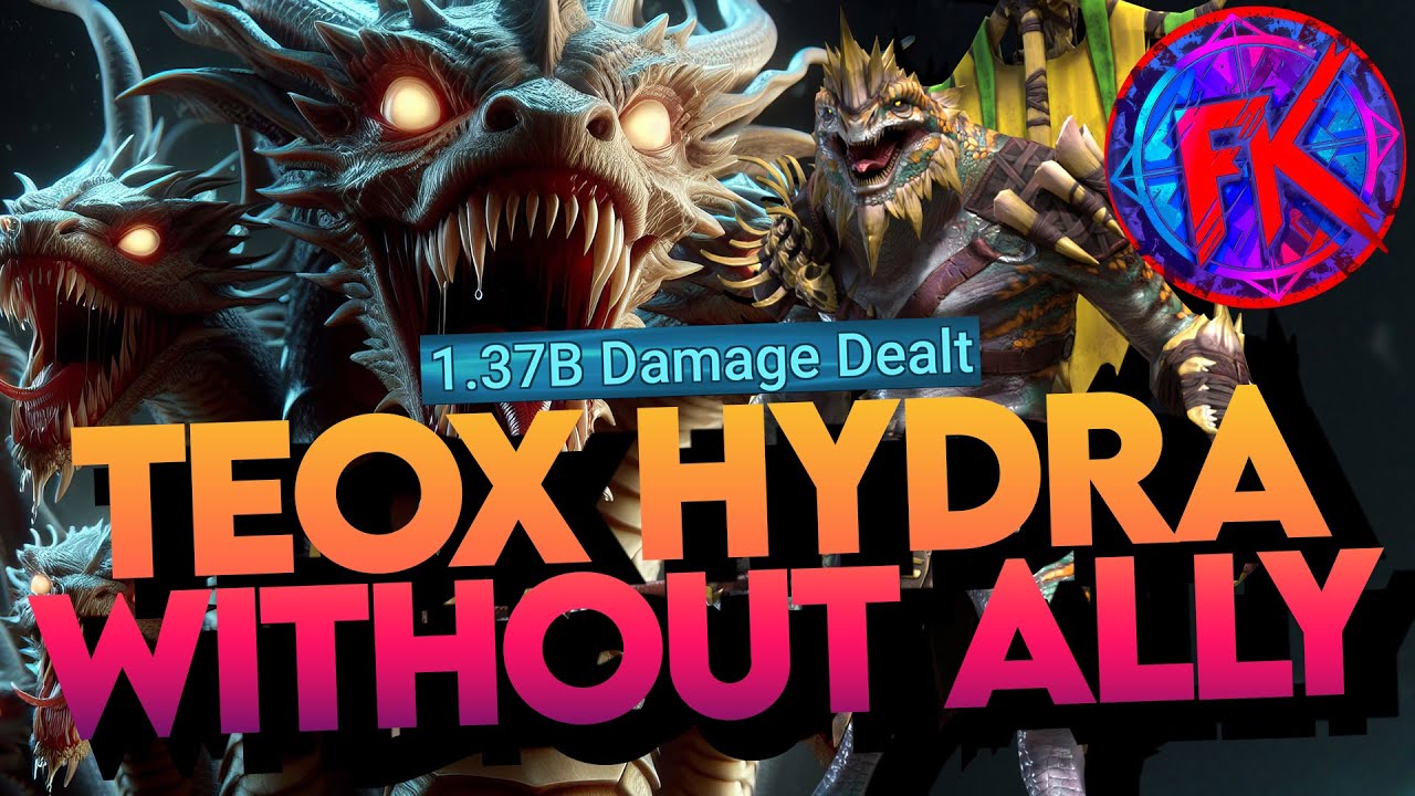 How Good TEOX Alone at HYDRA? Best A1!? | Raid: Shadow Legends - YouTube