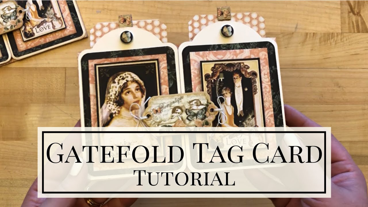 Gatefold Tag Card Tutorial - YouTube