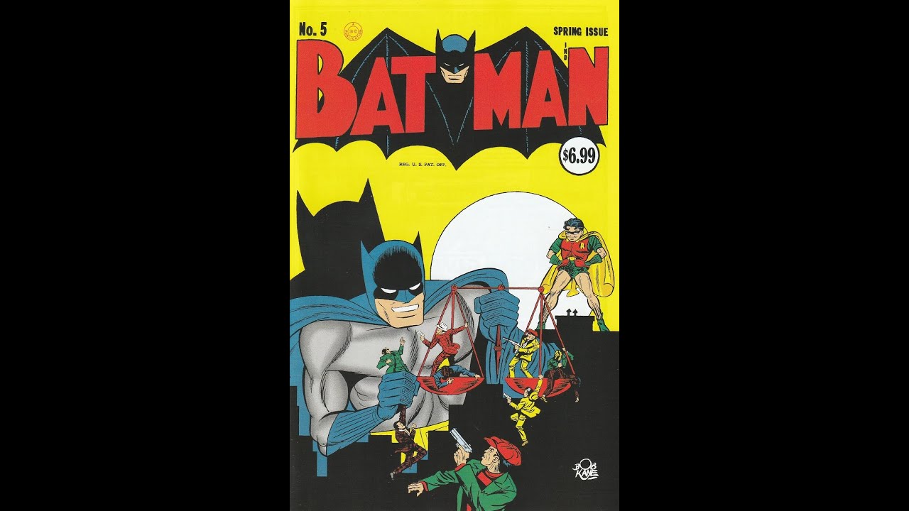 Batman -- Issue 5 (1940, DC Comics) 2023 Facsimile Edition Review - YouTube