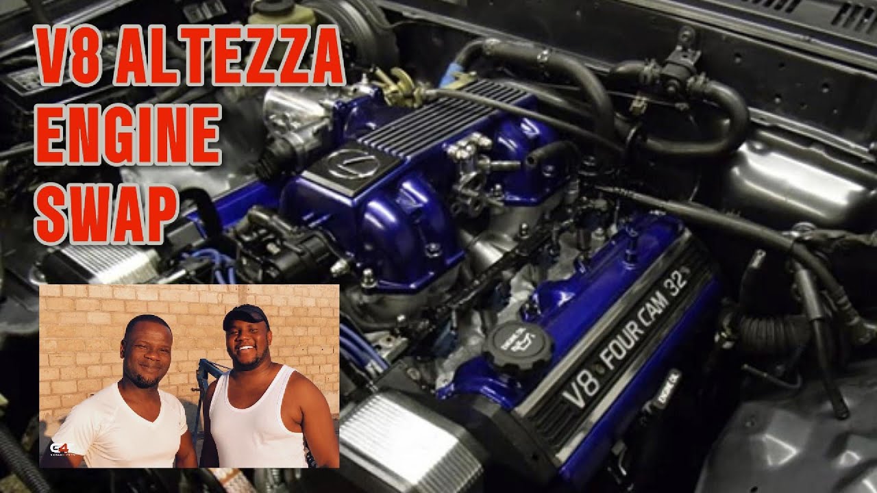 TOYOTA ALTEZZA V8 1UZ ENGINE SWAP AND NEW ARENA FOR SPINNING || SÃO ...