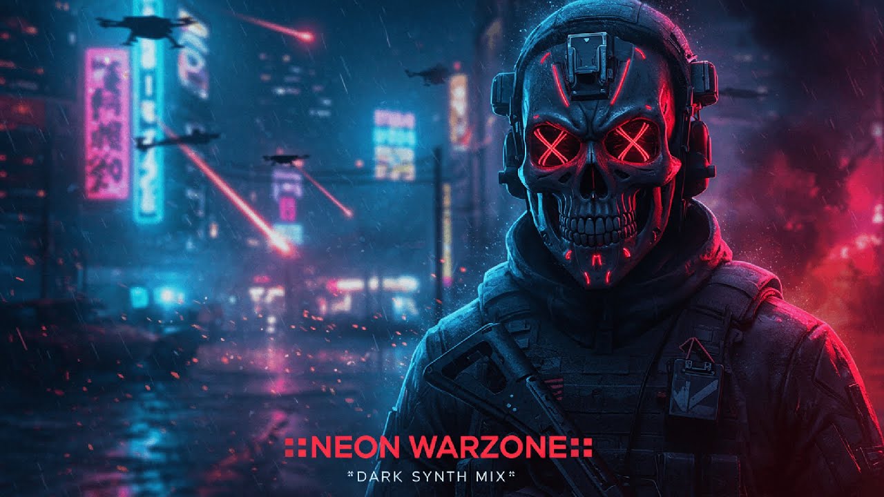 NEON WARZONE ⚡ Dark Synth Mix for Intense Focus & Adrenaline - YouTube