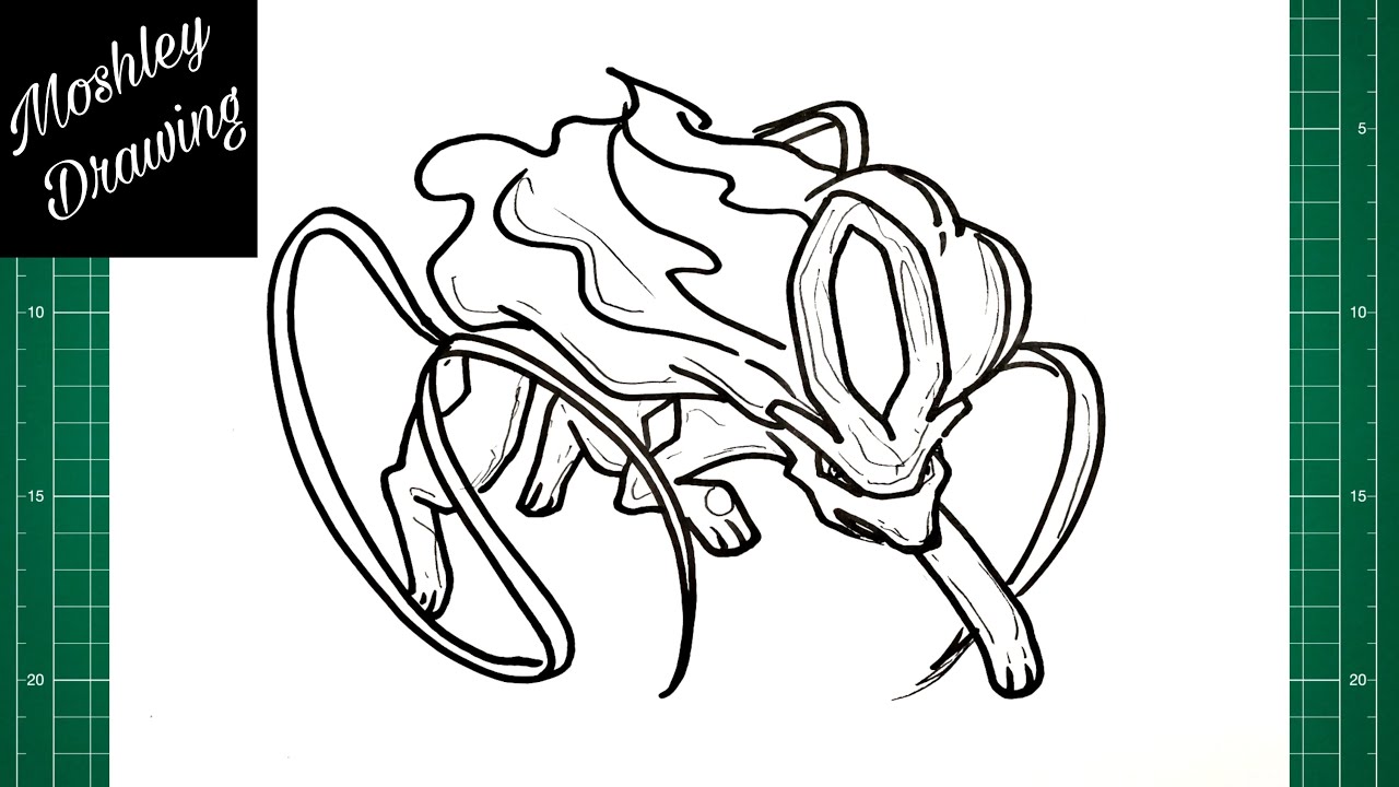 How to Draw Suicune - Legendary Pokemon - YouTube