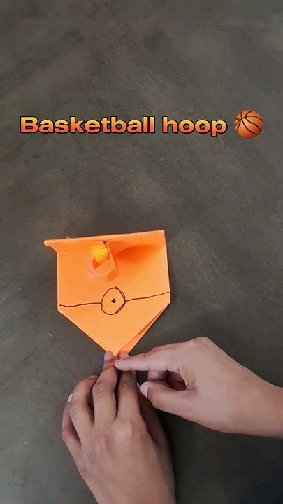 How to make a paper Basketball hoop 🏀🏀🏀 - YouTube