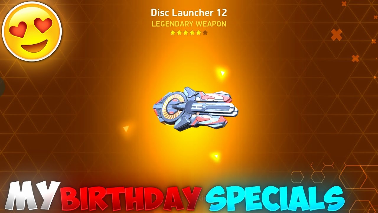 DISC LAUNCHER 12 UNLOCKED !!😍🔓 || MY BIRTHDAY SPECIAL'S || MECH ARENA ...