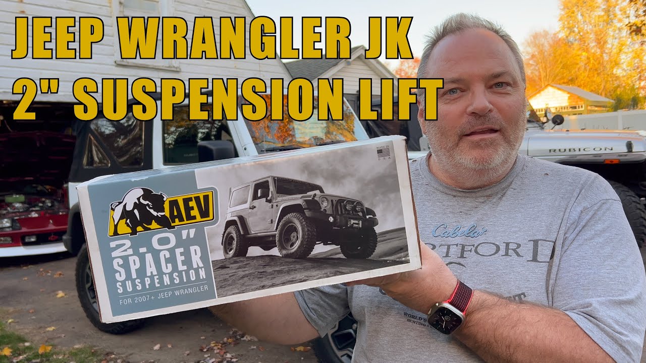 Jeep Wrangler JK 2 Inch Suspension Spacer Lift - YouTube