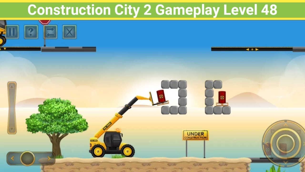 Construction City 2 - Gameplay - Level 48 (Android, iOS) - YouTube