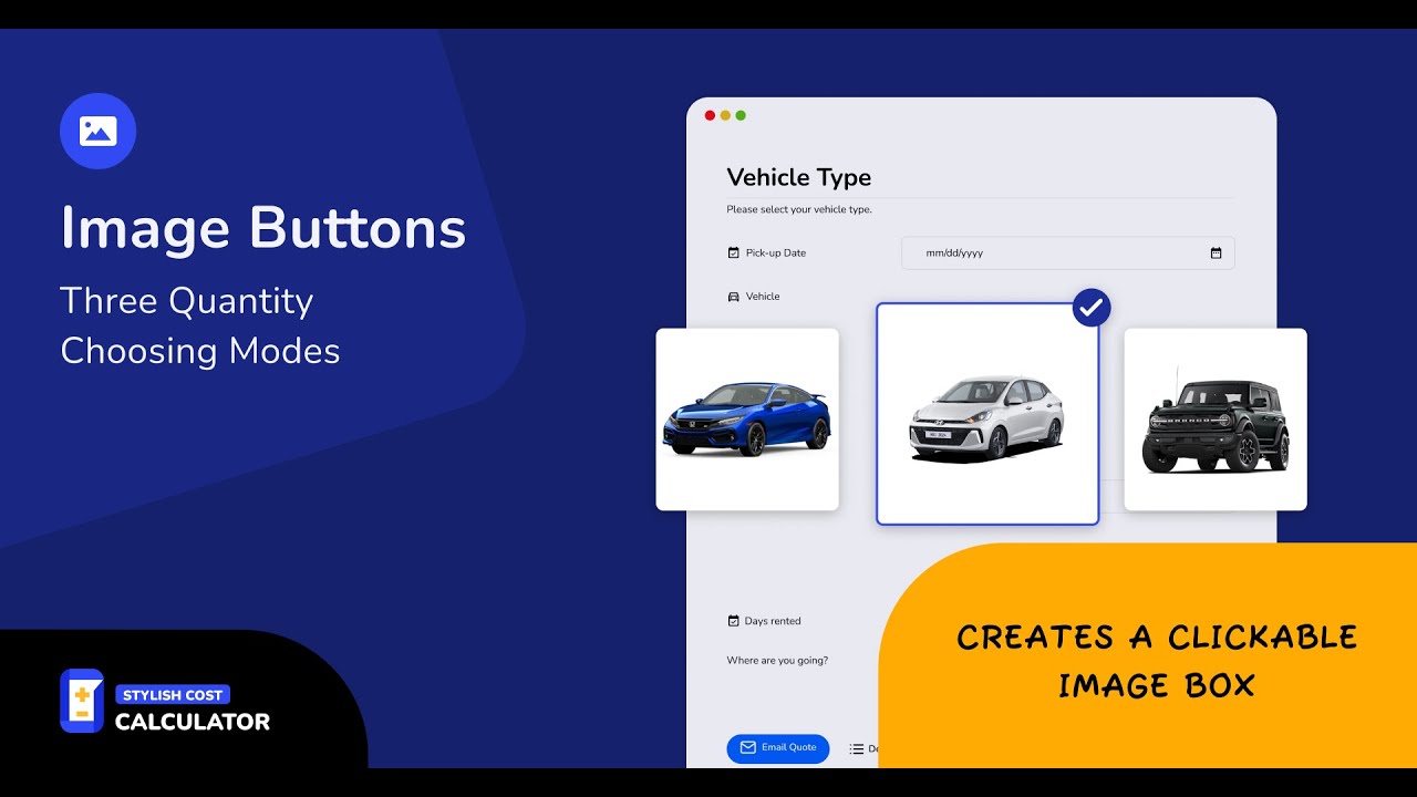 Three Quantity Choosing Modes - Image Buttons - YouTube