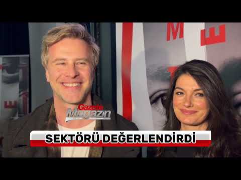 Özgür Çevik ve eşi Hatice Kartoğlu, Muhabirlerin Sorularını Yanıtladı! SEKTÖRÜ DEĞERLENDİRDİ..