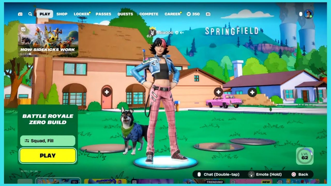 Fortnite Simpsons Battle Royale | Live | 09.11.2025 | PS4 - YouTube