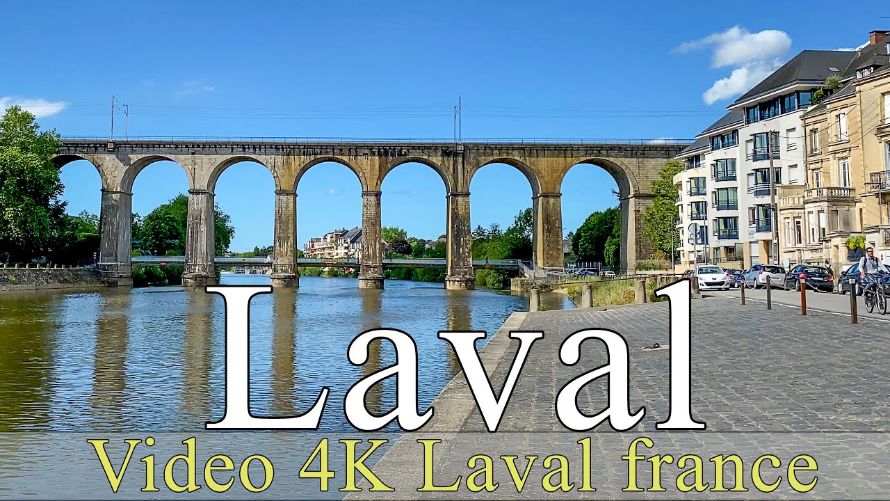 Laval | France | 4K | walking | City of Laval | Virtual tours | مدينة ...