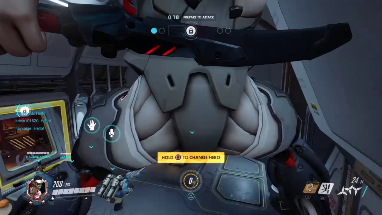 Overwatch slice and dice achievement & rip connection - YouTube