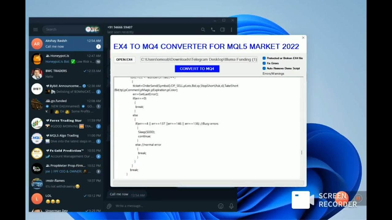 I will crack open ex4, ex5 lock EA file and convert the file to mql4, mql5 with original code ...