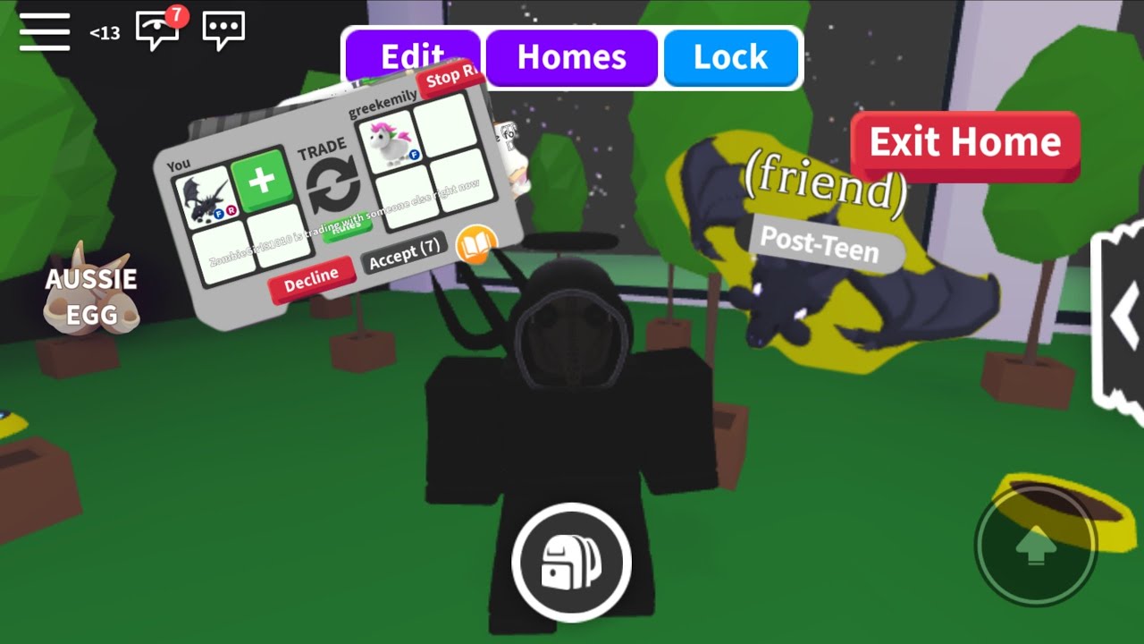 Roblox Adopt Me! Shadow Dragon Trading! - YouTube