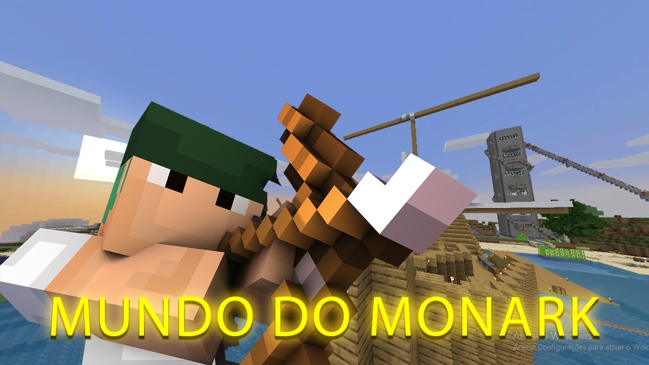 ENTREI NO MUNDO DO MONARK! - MINECRAFT - YouTube