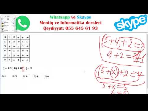 Sekil elaqeleri cedveller-2,[Mentiq dersleri]