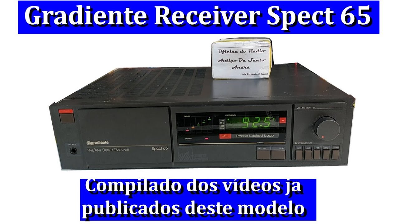 Compilado de Manutenções do Receiver Gradiente Spect 65 - YouTube