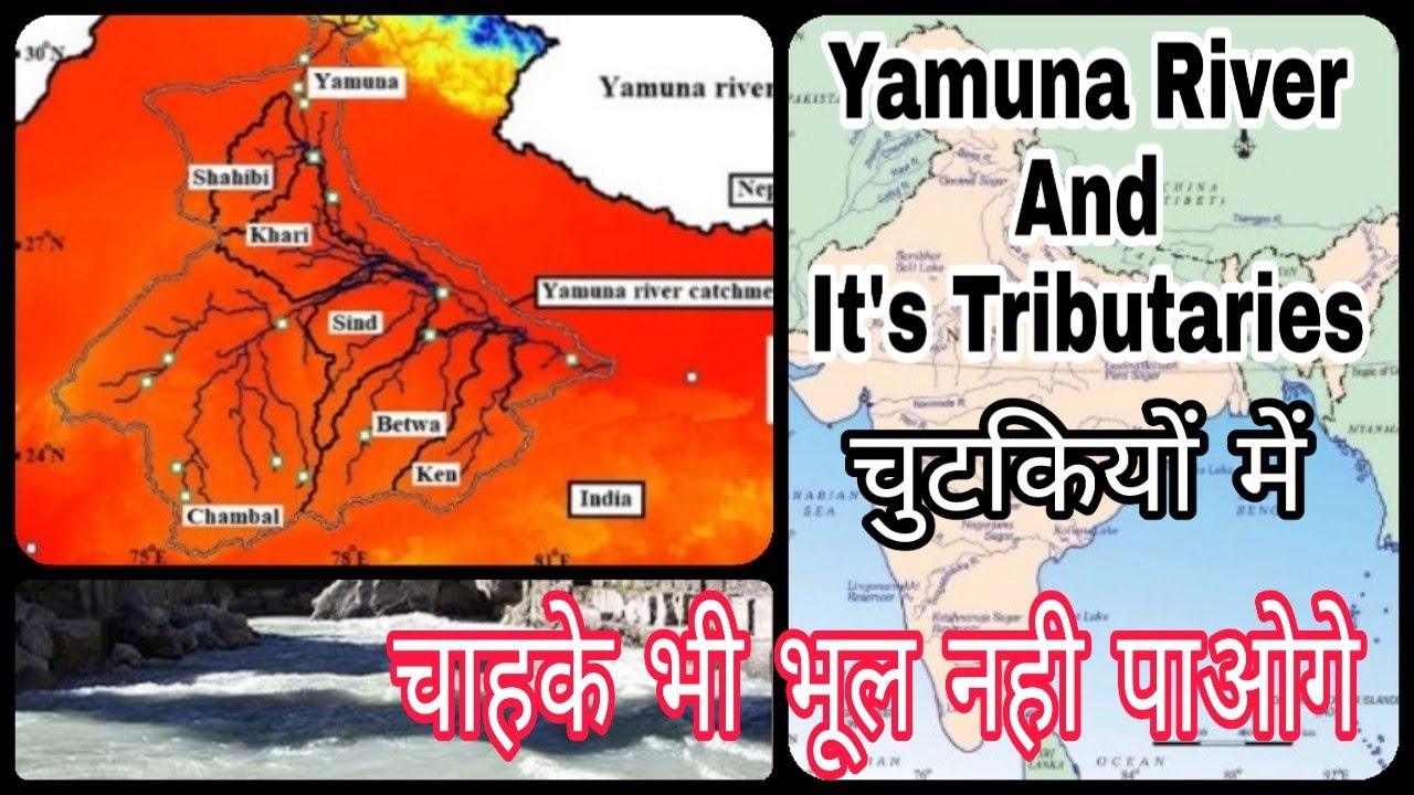 Yamuna River and It's Tributaries / ( Indian Geography ) - YouTube