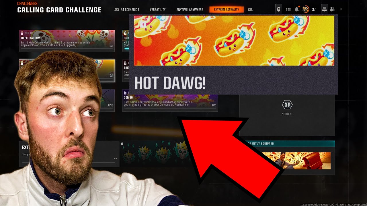 HOW TO GET *HOT DAWG* CALLING CARD IN BLACK OPS 6! (PRESTIGE 4 CALLING ...