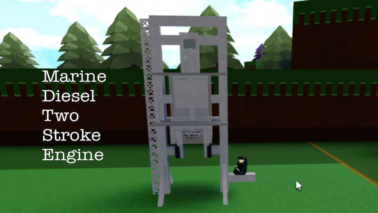 Build a Boat for Treasure: Marine Diesel Two Stroke Engine Model - YouTube