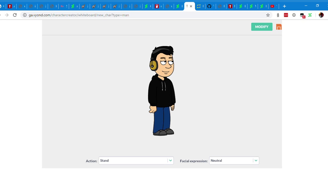 I made gaming master //shiningstarcoiscutie's avatar in Vyond - YouTube