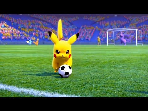 #Pikachu ⚡️ Soccer ⚽️ Action 🏟️ #Pokémon