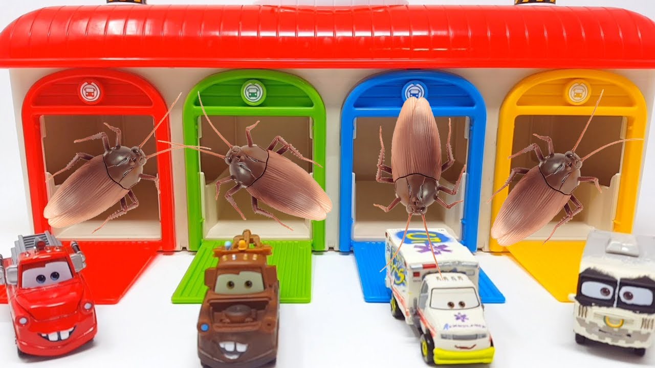 Tayo the little bus Garage Insect Toy Cockroach Disney Pixar Cars3 ...
