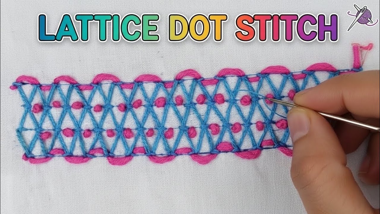 Beautiful Border Stitch Design | Easy Embroidery Tutorial | নতুন বর্ডার ...