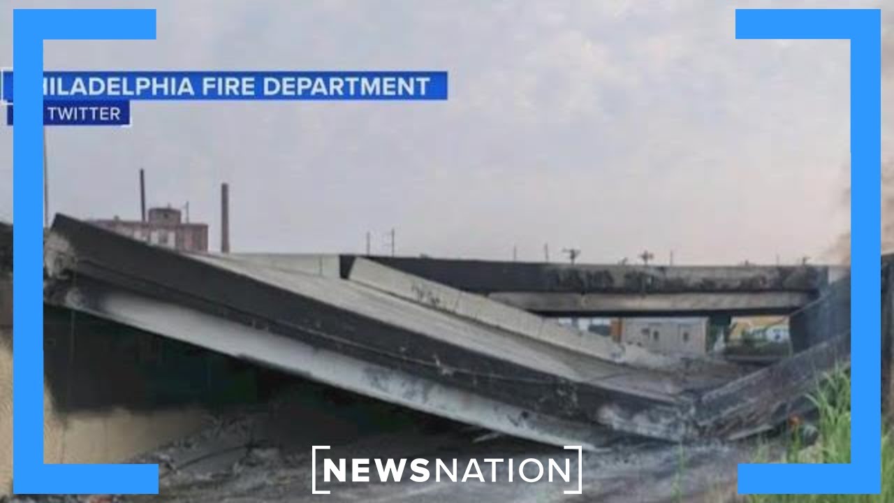 I-95 lanes partially collapse in Philadelphia after truck fire ...