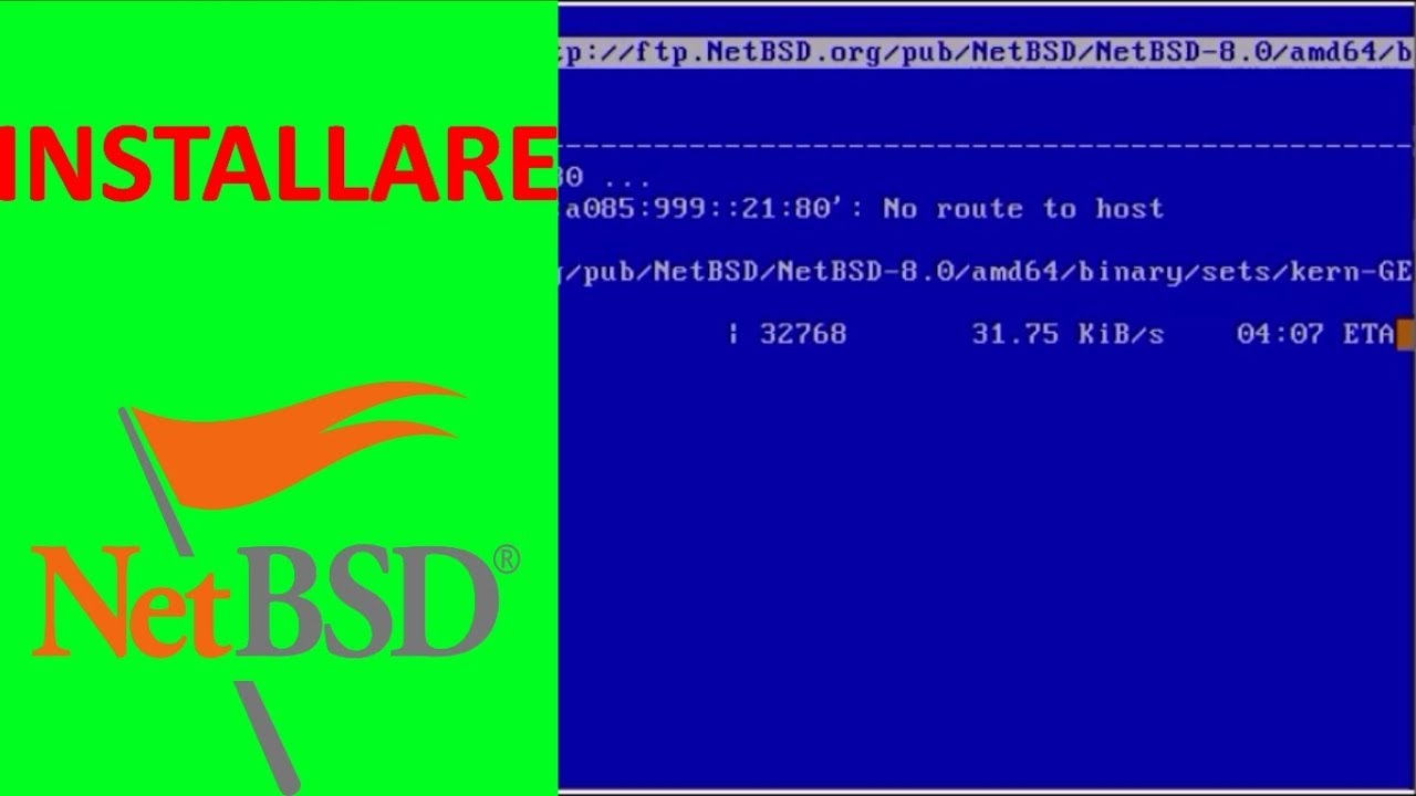 Come Installare NetBSD - YouTube