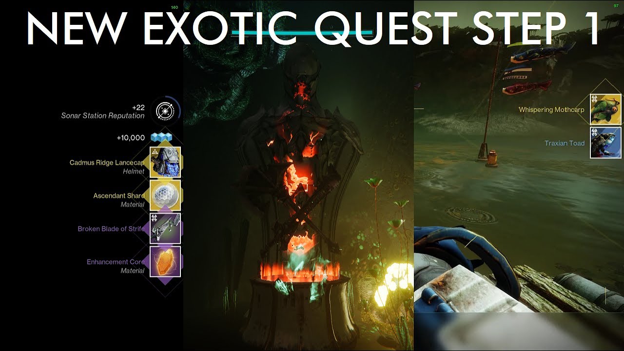 Destiny 2: NEW SEASON OF THE DEEP EXOTIC QUEST STEP 1 GUIDE! (Wicked ...