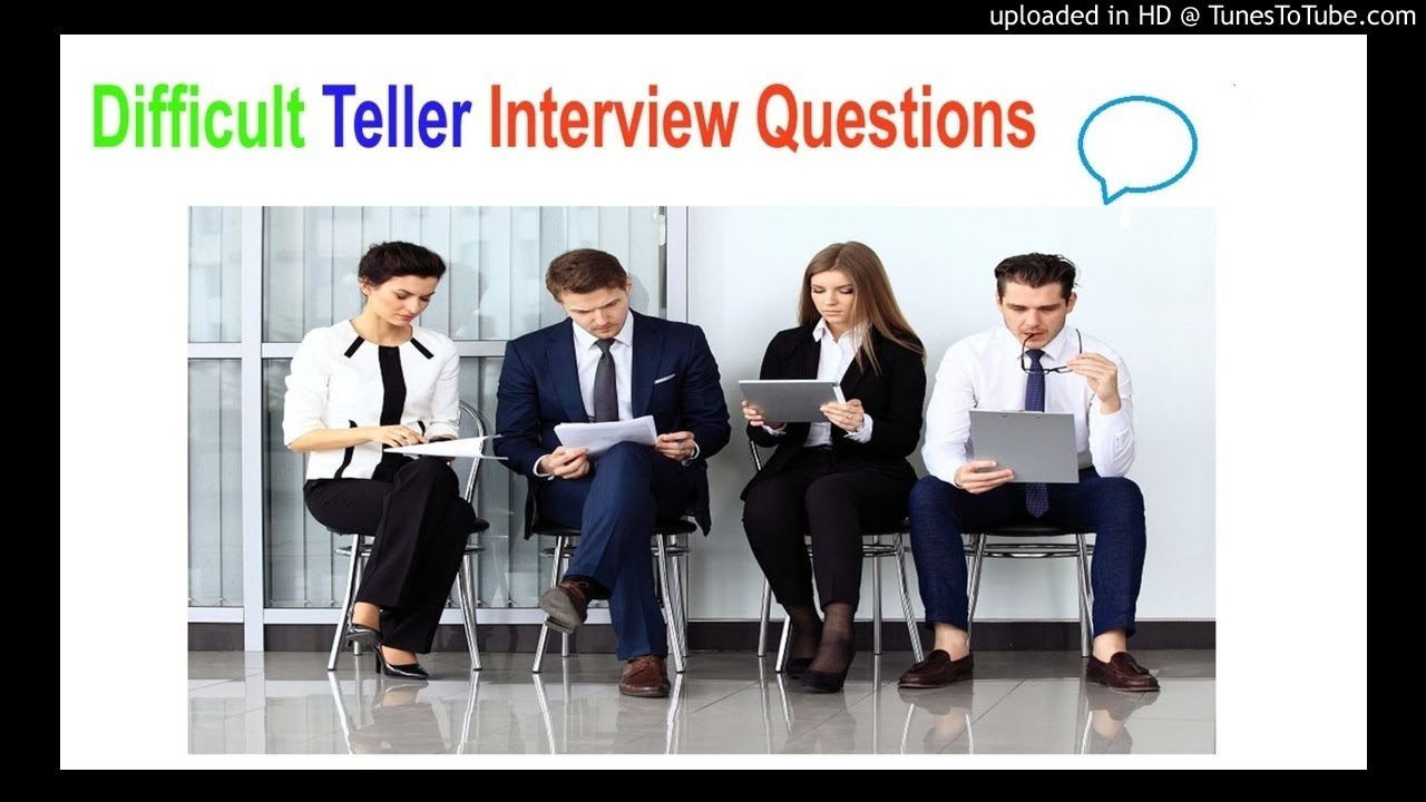Difficult Bank Teller Questions - YouTube