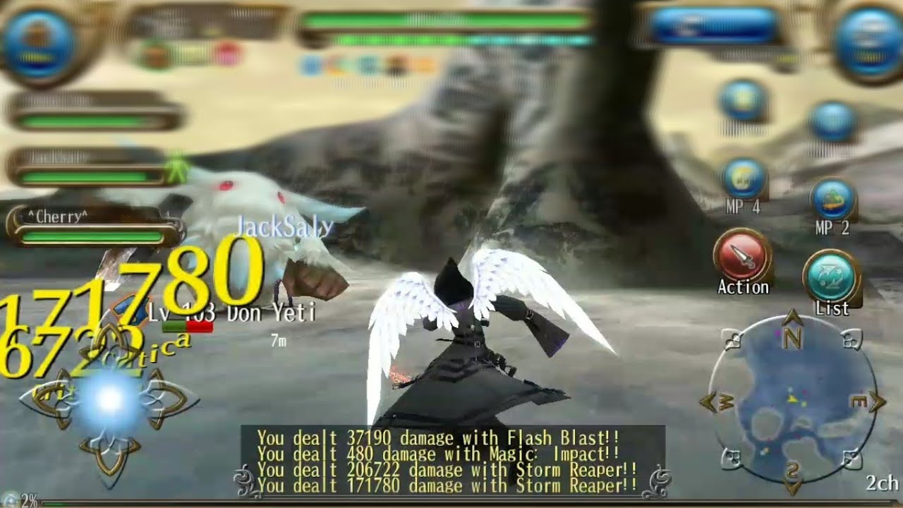 Toram Online - List Combo Damage up to 200% (Dual Sword Skill Lv.4 ...