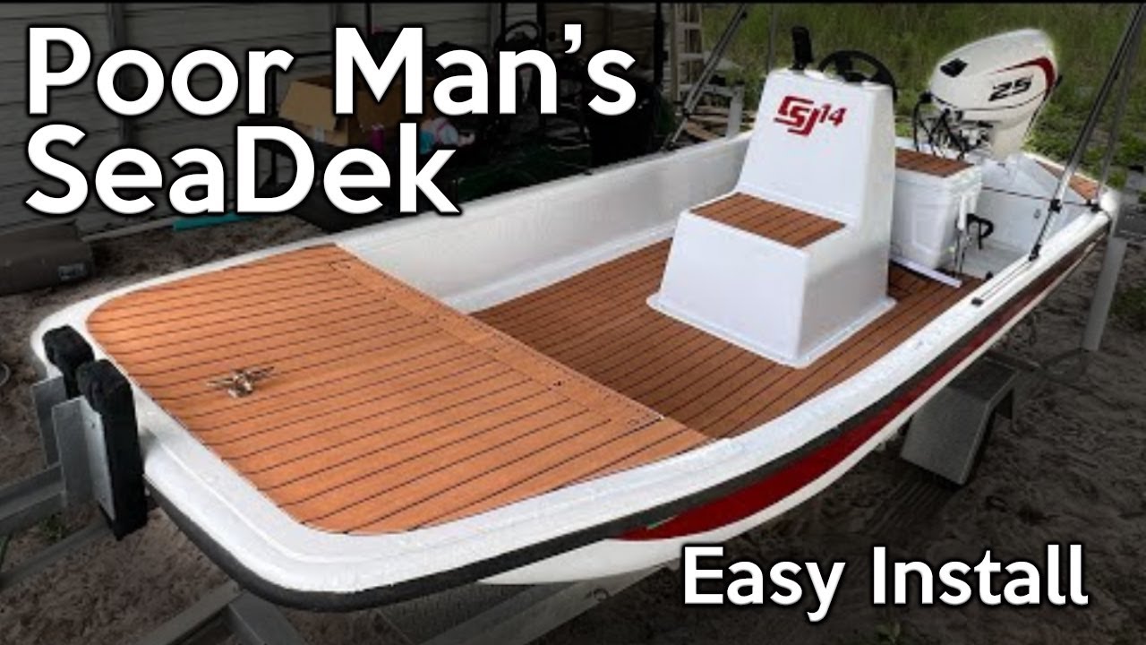 Cheap SeaDek Alternative! - Start to finish install - YouTube