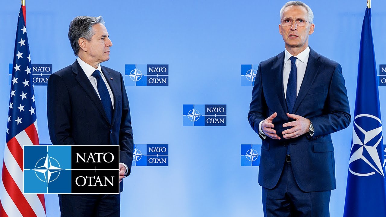 NATO Secretary General with 🇺🇸 US Secretary of State Antony J. Blinken ...