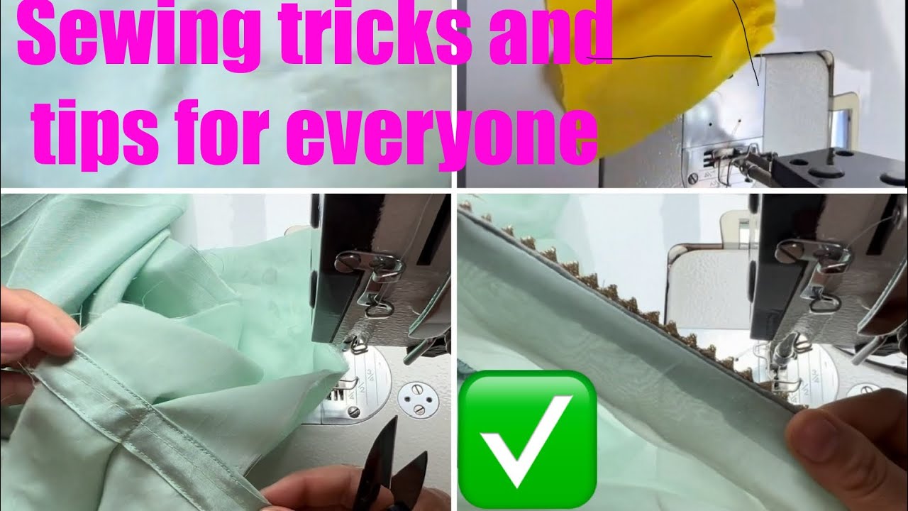 Sewing tricks and tips for every seamstress - YouTube