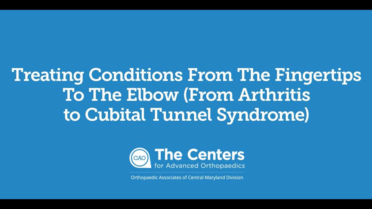 Dr. Brian Janz - Treating Conditions From the Fingertips to the Elbow ...