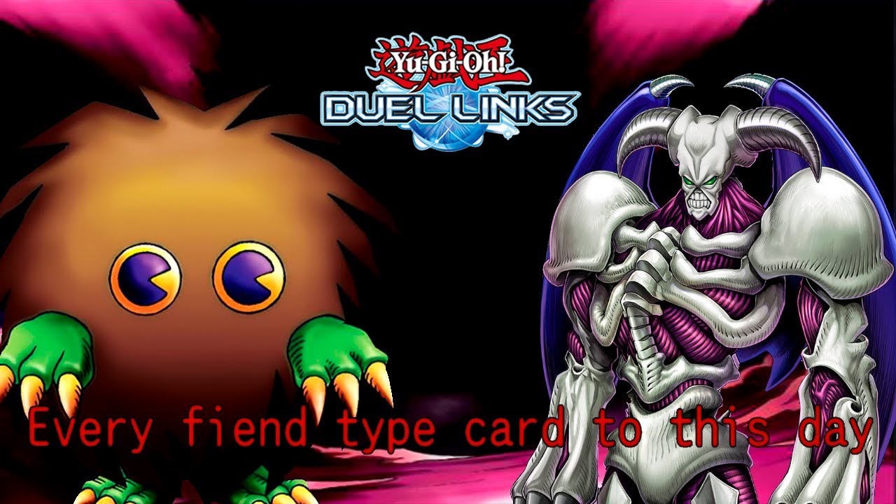 Yu Gi Oh! DUEL LINKS Every fiend type card to this day - Part 1 - YouTube
