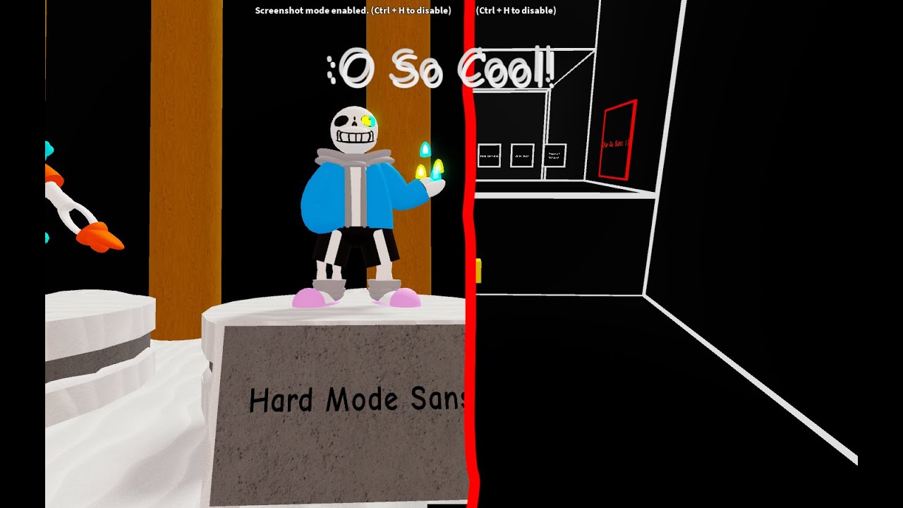 Hard Mode Sans Model (Obby Creator) (RP BATTLE!) - YouTube