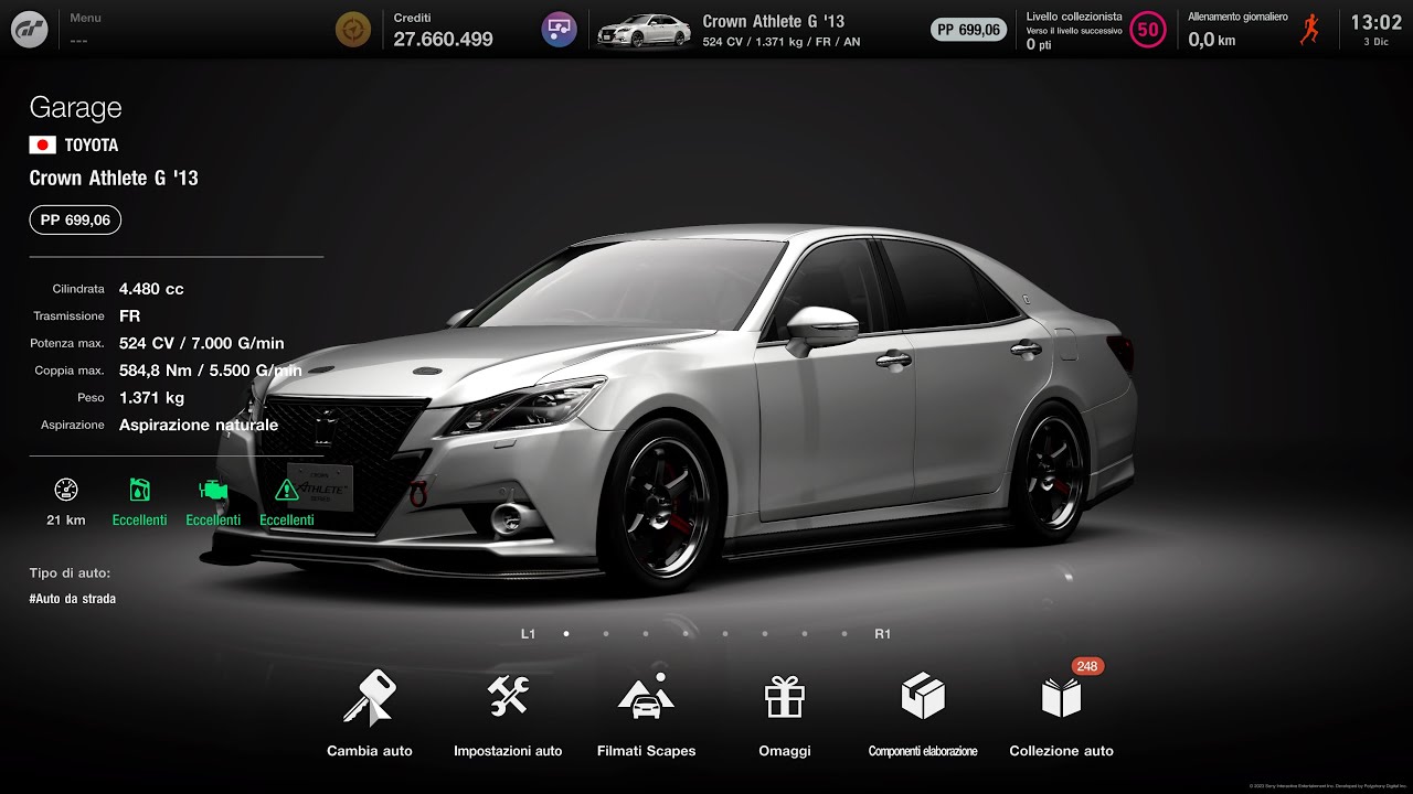 GT7 LE MANS 700PP - TOYOTA CROWN ATHLETE G '13 ENGINE SWAP - YouTube