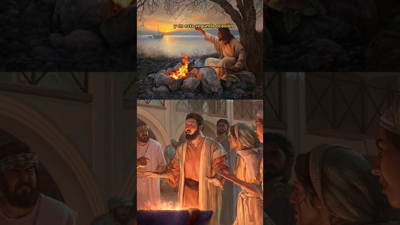 Jesús perdona a Pedro después de haberlo negado #dios #biblia #jesus # ...