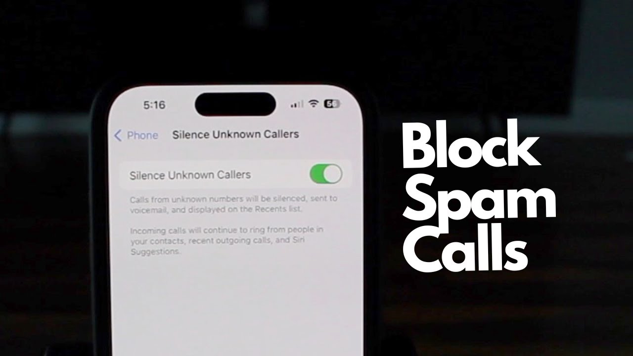 iPhone How To Block Spam Calls - YouTube