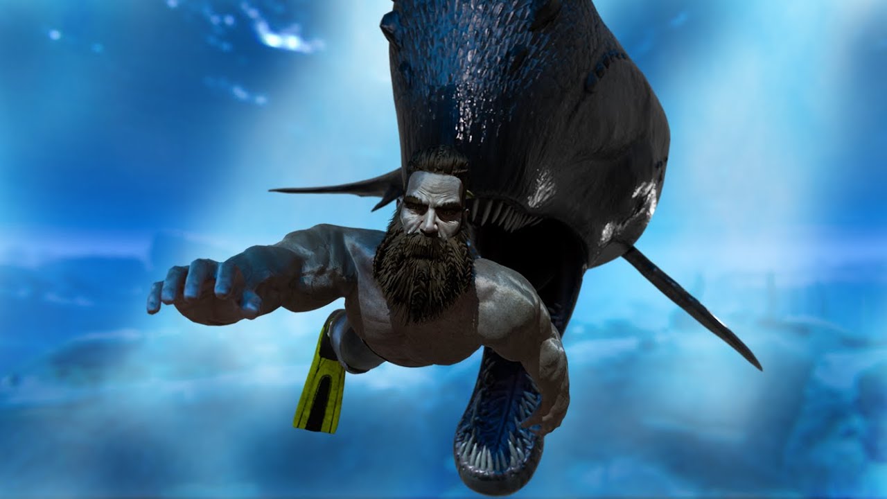 SWIMMING WITH ANGRY WHALES | ARK VIKING SURVIVAL [EP20] - YouTube