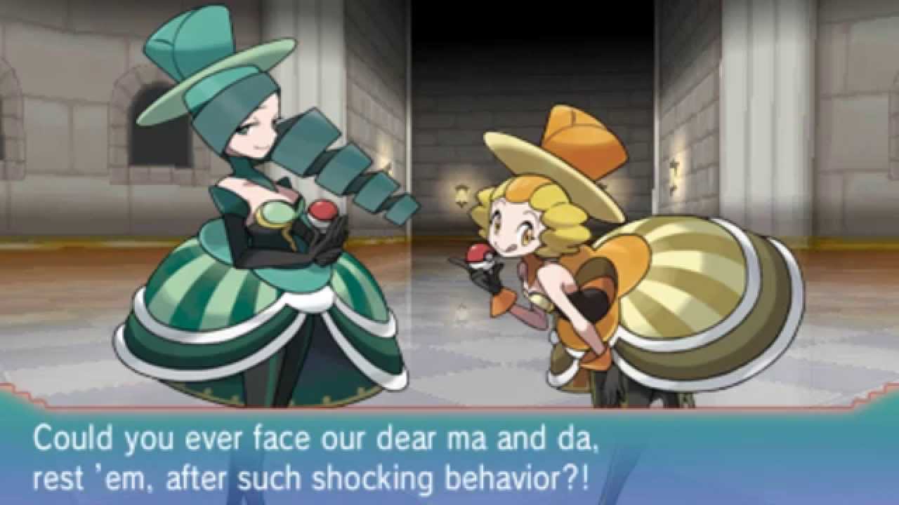 Pokemon Alpha Sapphire (Battle Maison) Chatelaine Morgan and Nita Multi ...